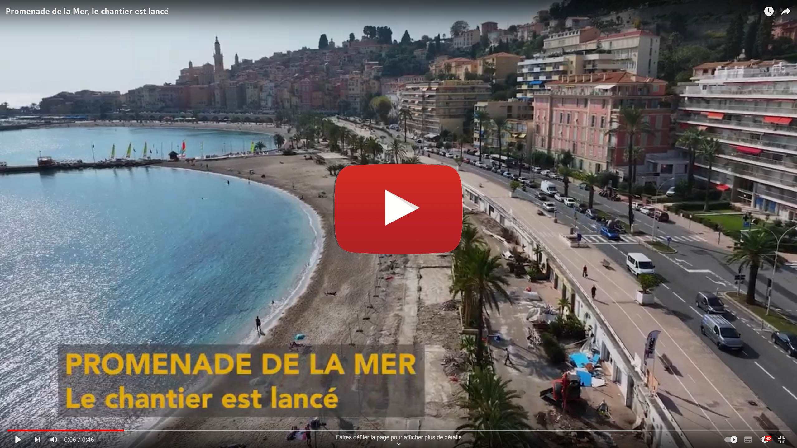 Promenade de la Mer, le chantier est lancé - @villedementon